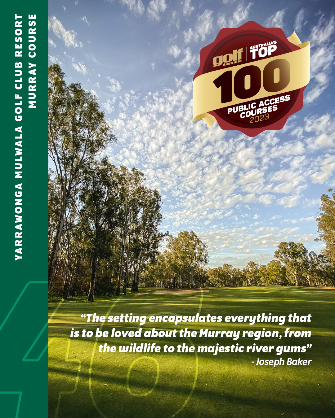 Murray and Lake Courses listed among Australia's best - Yarrawonga ...