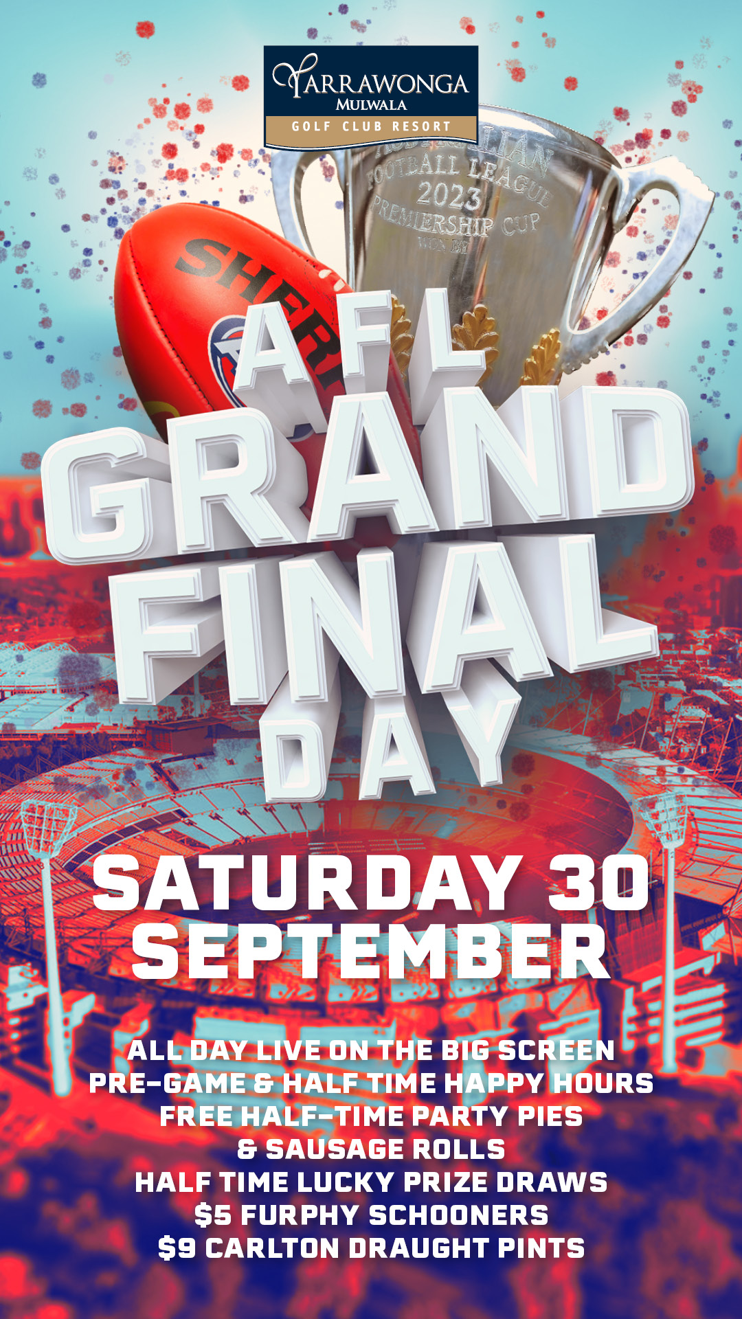 AFL Grand Final at Yarra Golf - Yarra Golf